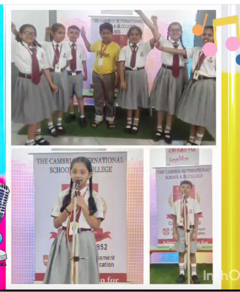 Singing Competition 🎤🕺 - Cambria International School